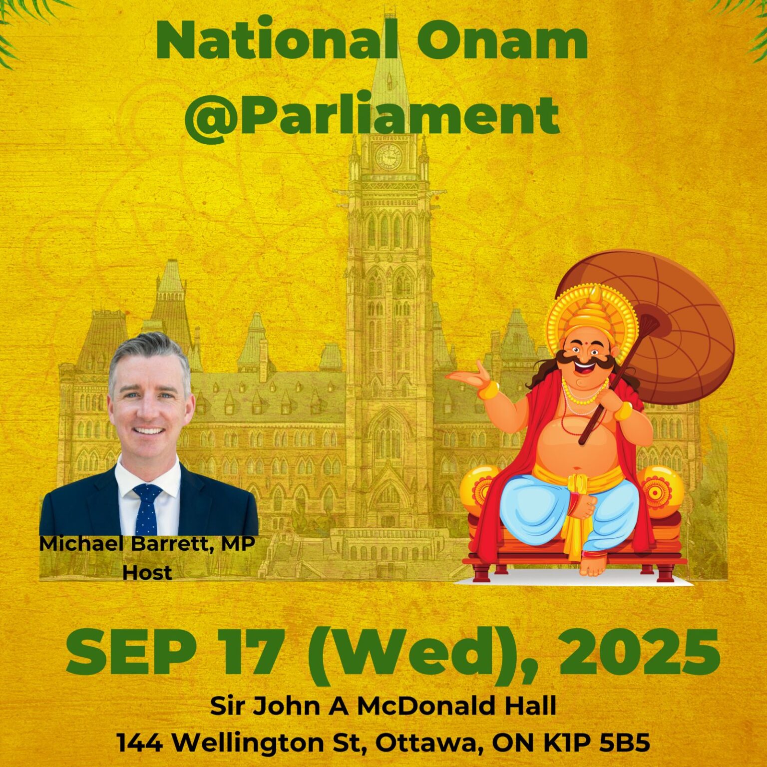 Onam Invitation - National Onam Canada